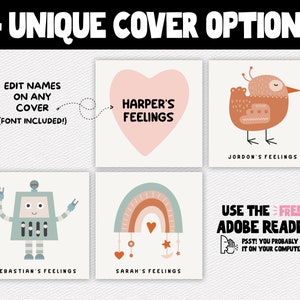 Feelings Chart for Kids Coping Skills Feelings Journal for Kids ...