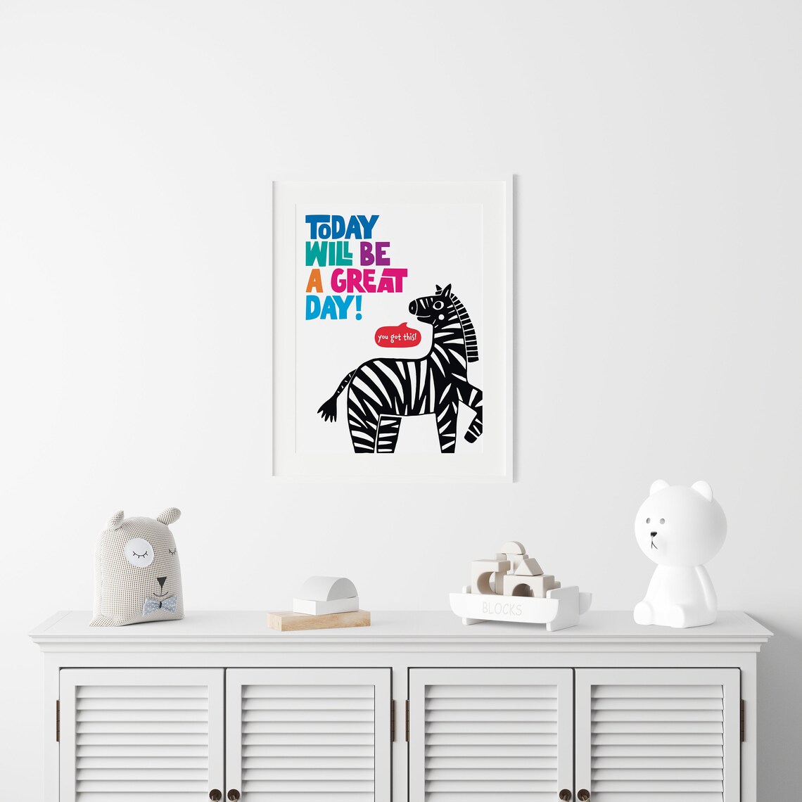 Printable Zebra Print Cute Kids Print Printable Kids Poster - Etsy
