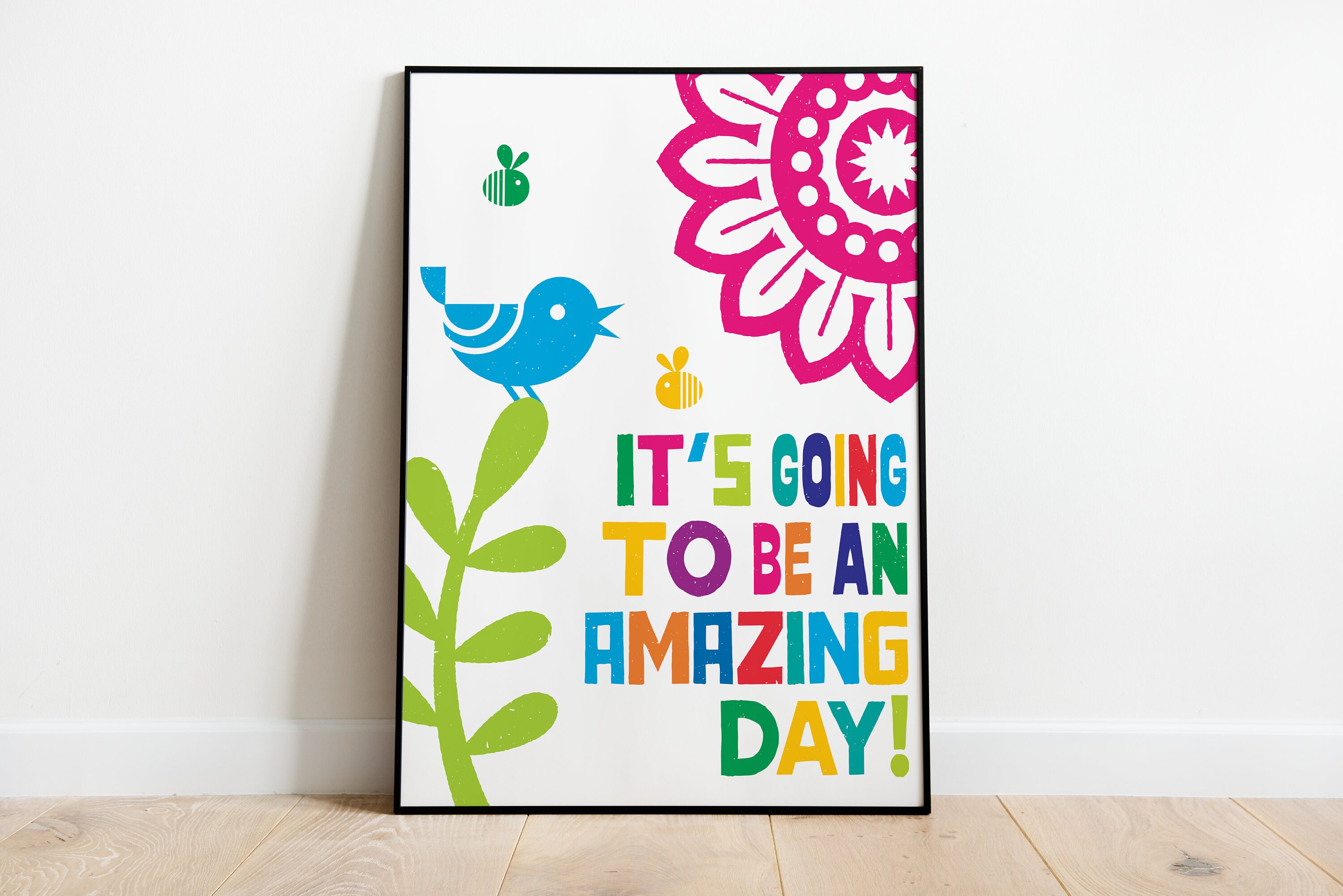 Printable Positive Affirmations Poster Happy Print for Kids ...