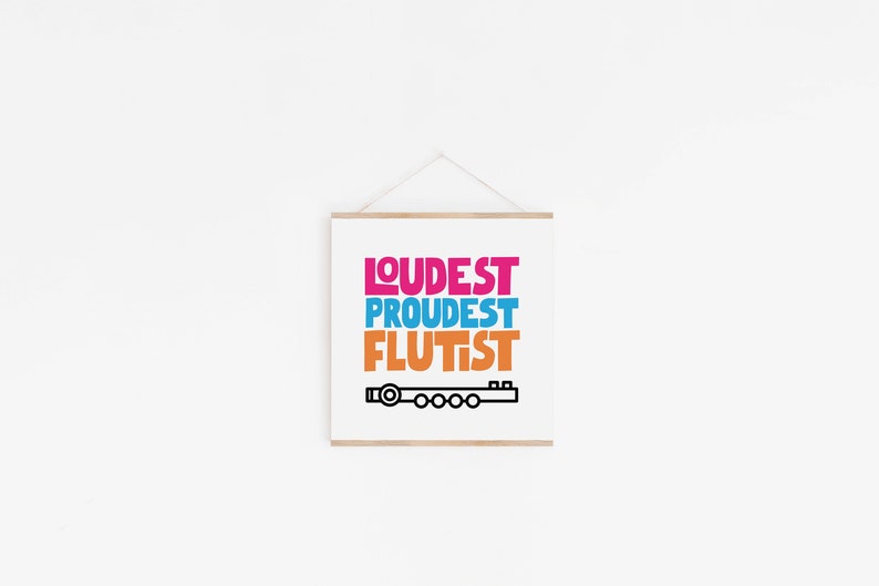 Printable Kids Prints, Flute Print, Kids Poster, Flute Poster ...
