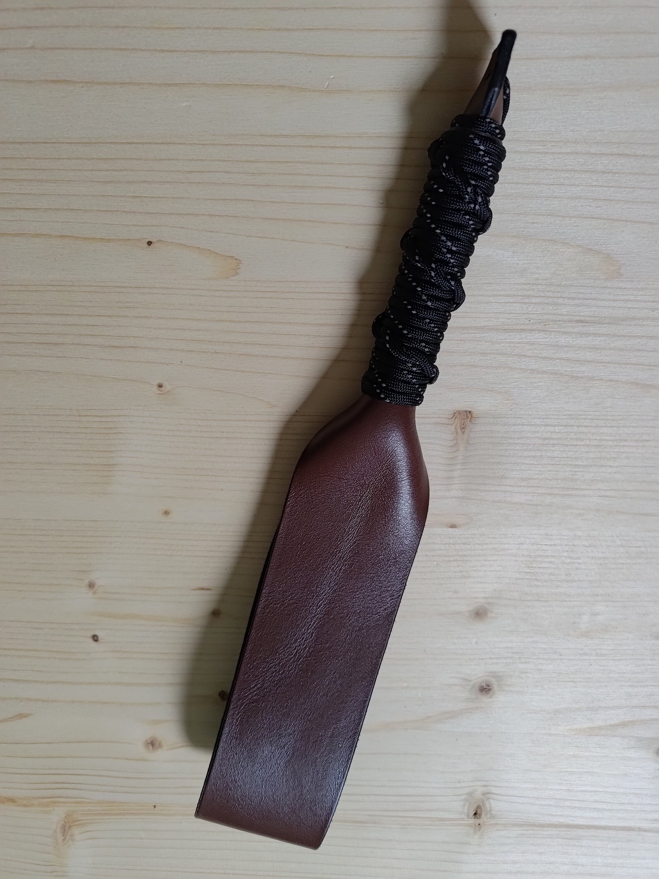 Leather Belt Paddle: Handmade Leather Paddle, BDSM, Kink Discipline ...