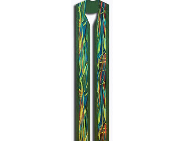 Clergy Stole, Green Clergy Stole, Ordinary Time Clergy Stole, Green ...