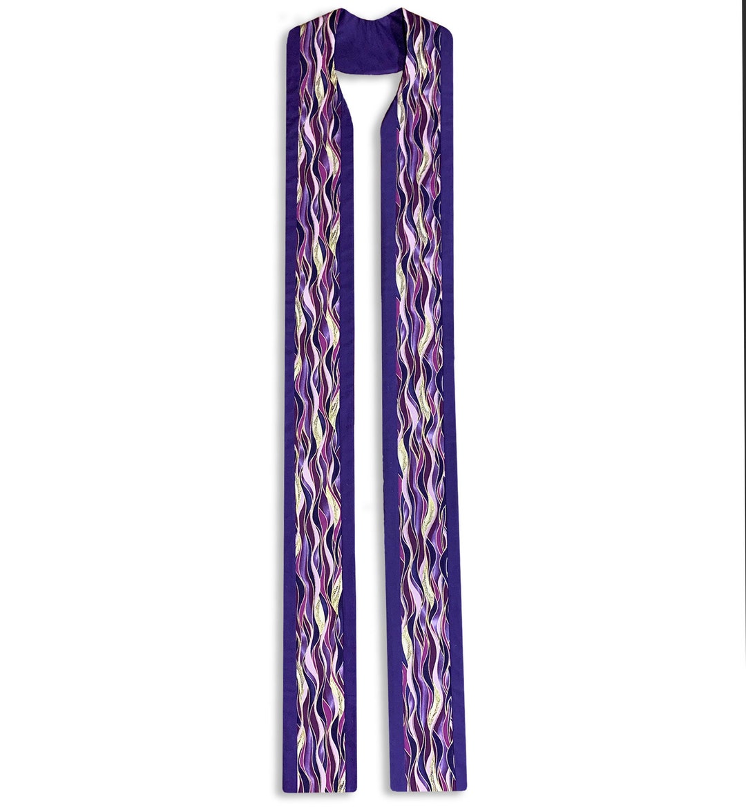 Clergy Stole, Personalized, Purple Stole, Advent Clergy Stole, Lent ...