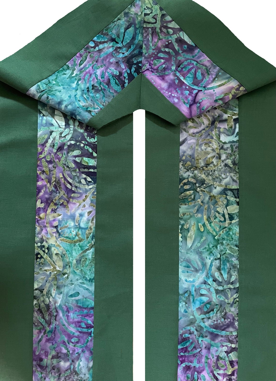 Clergy Stole, Green Clergy Stole, Ordinary Time Clergy Stole, Eve ...