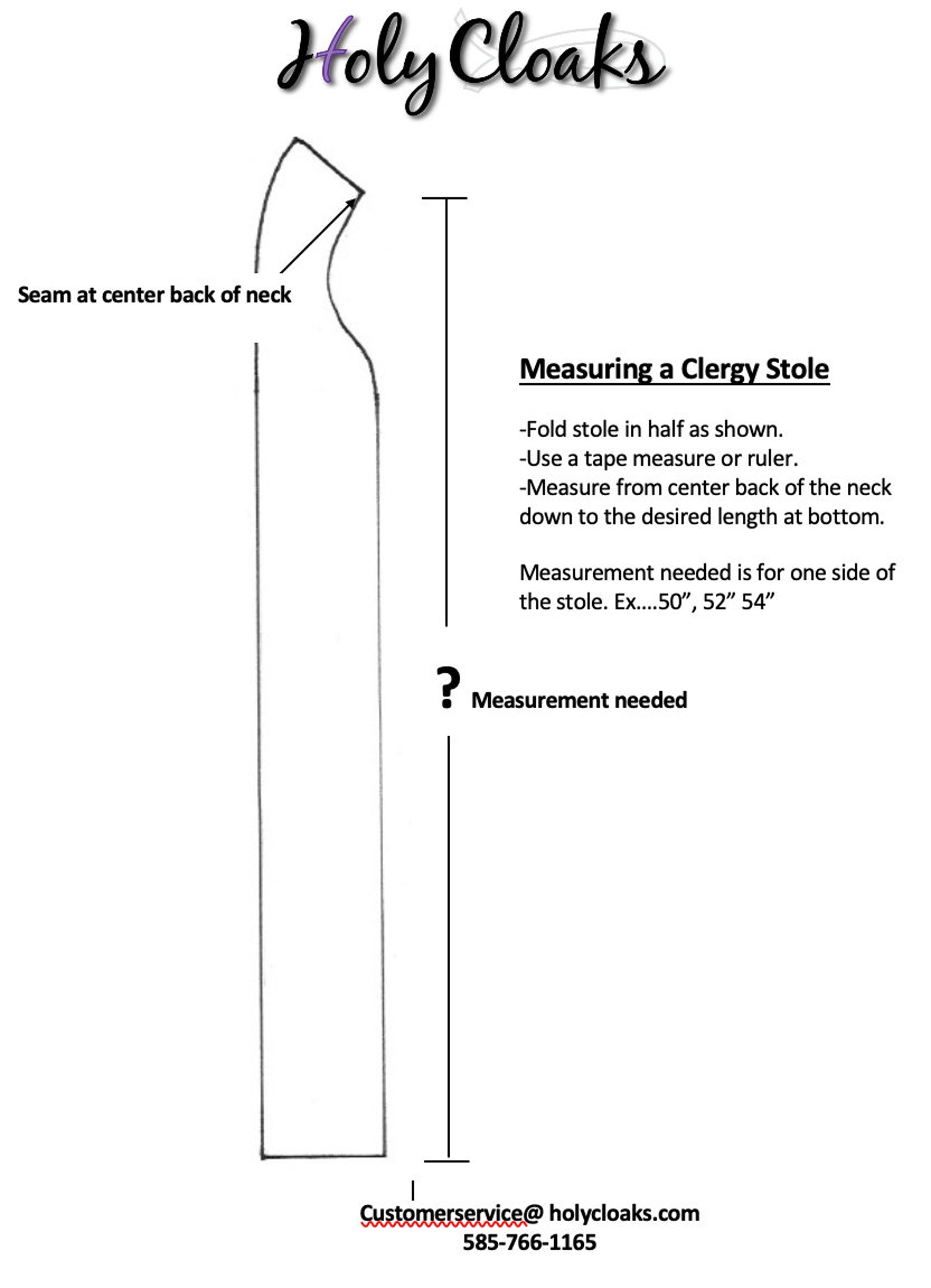 Clergy Stole Red Clergy Stole Joy in the Morning Stole - Etsy