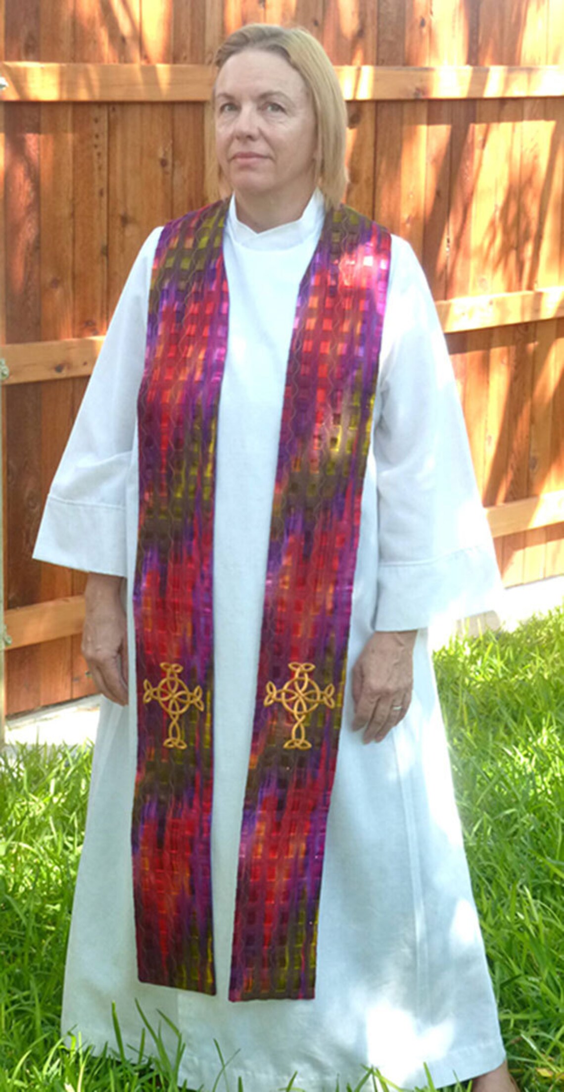 Clergy Stole Red Clergy Stole Ordination Stole Pentecost - Etsy