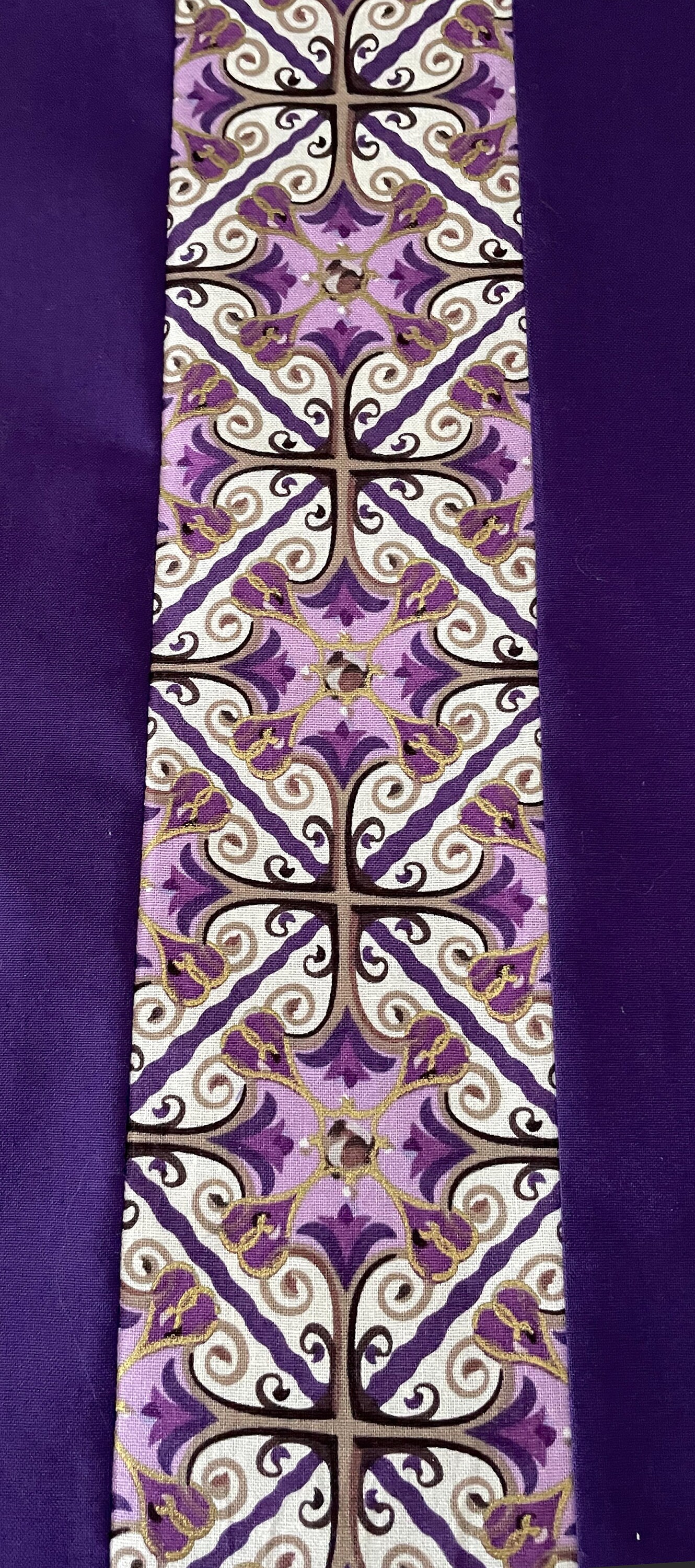 Clergy Stole Purple Clergy Stole Lent Clergy Stole Advent - Etsy