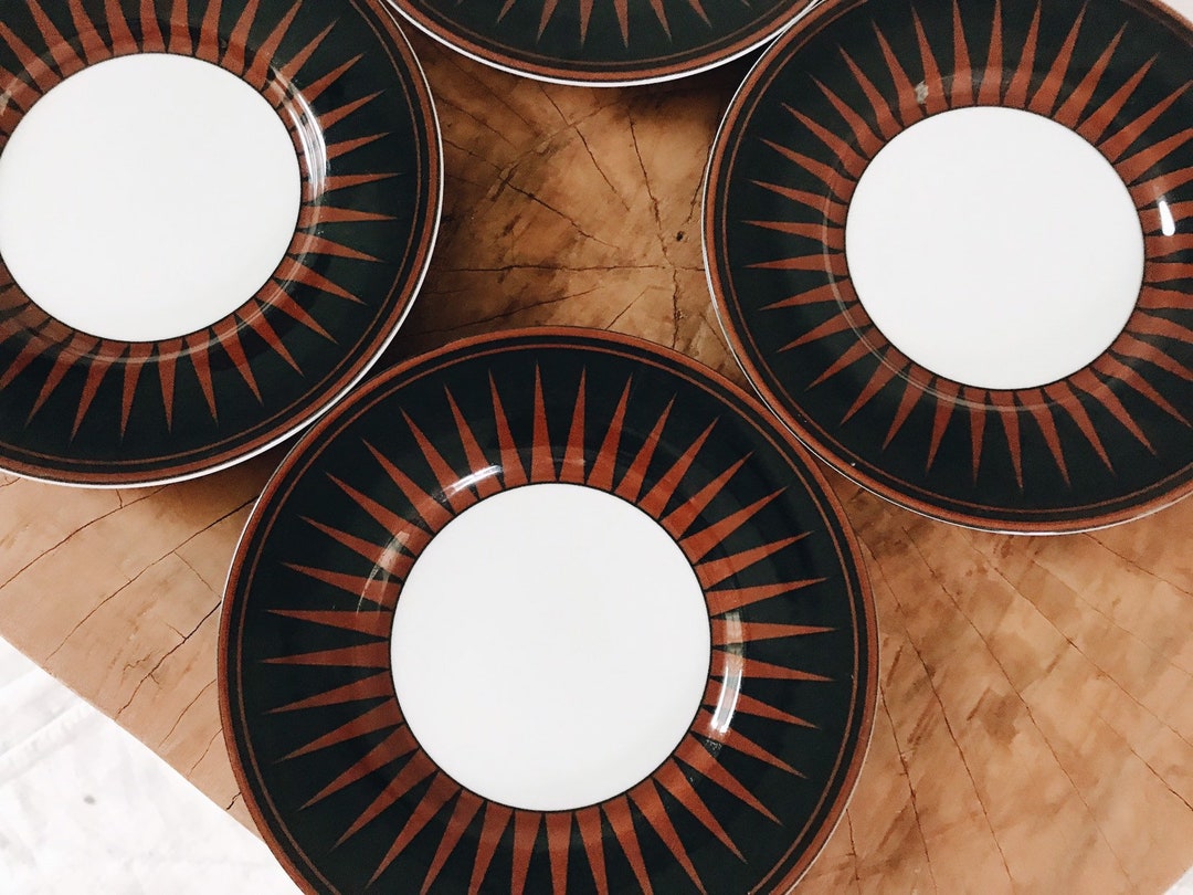 90s Sunburst Small Sasaki Calabash Plates - Etsy