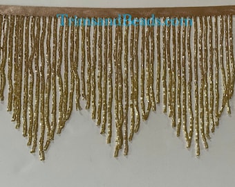 Bugle Bead Trim | Etsy