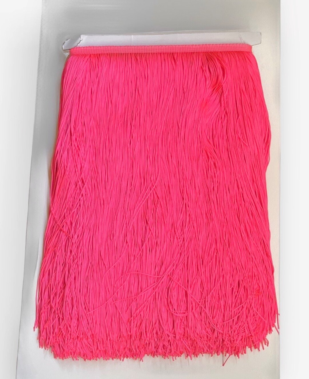 By the Yard-12" NEON Pink Chainette Fabric Fringe Lampshade Lamp ...