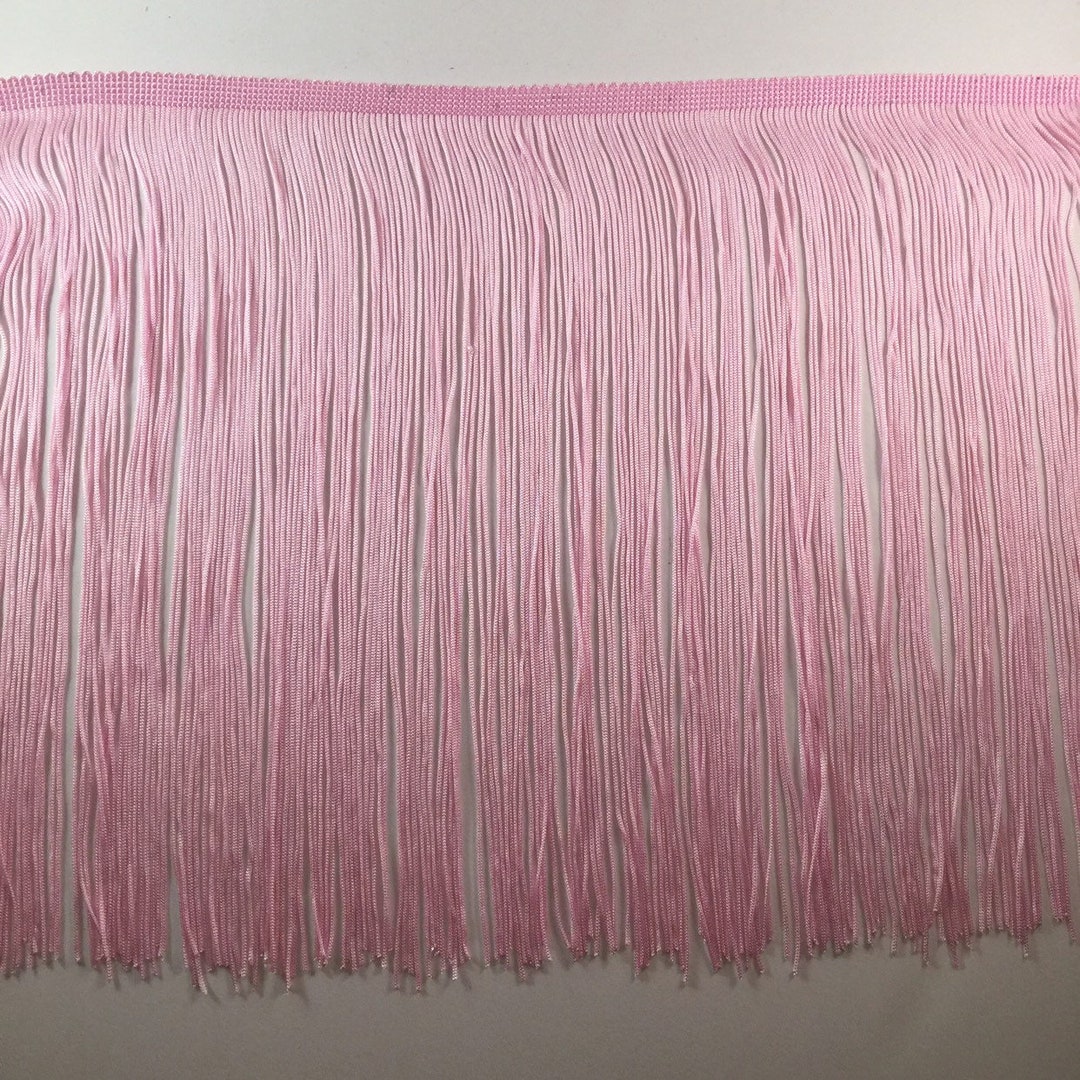 By the Yard-12" LIGHT PINK CHAINETTE Fabric Fringe Lampshade Lamp ...