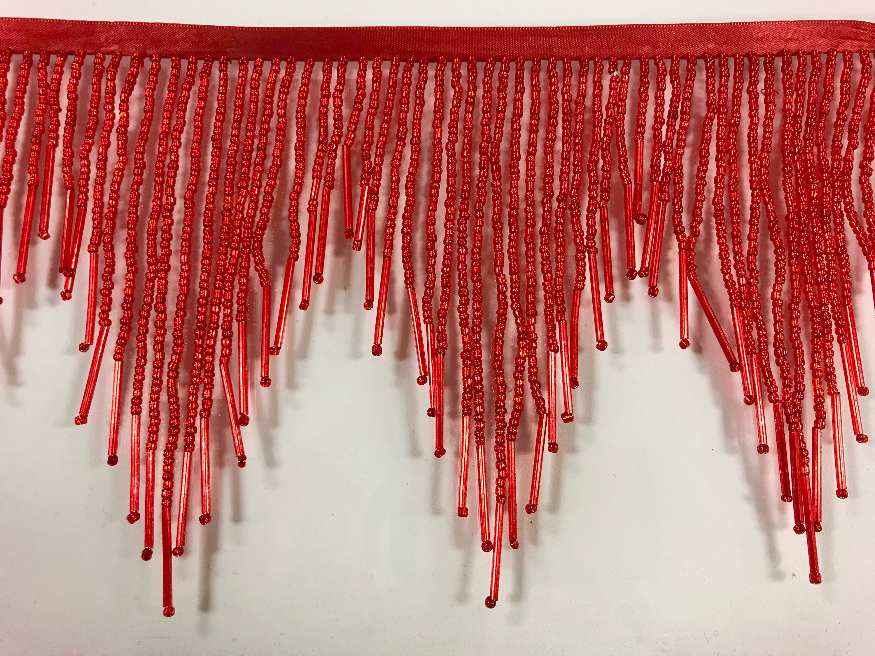 Red Beaded Fringe
