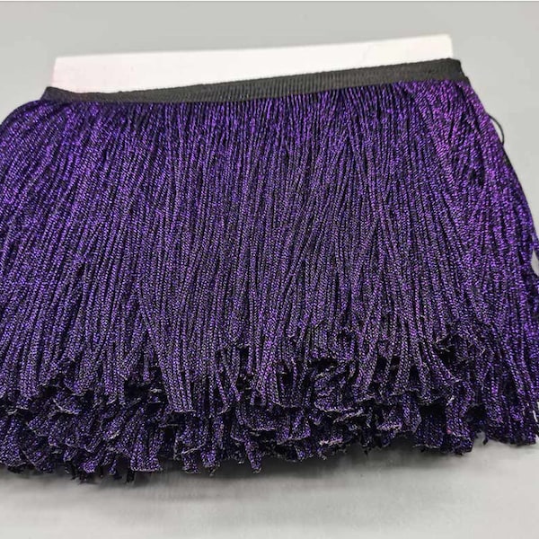 Purple Fringe Fabric - Etsy