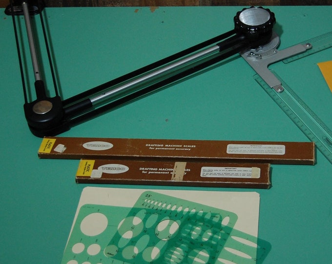 Vintage Drafting Machine, Alvin Plaider 600 Drafting Machine, 2 ...