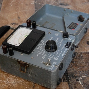 Vintage Electrical Meter, Volt Meter, Amp Meter, Ohm Meter in Original ...