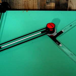 Vintage Drafting Machine, Vemco Compact Size, 2 Vemco Scales, Dietzgen ...