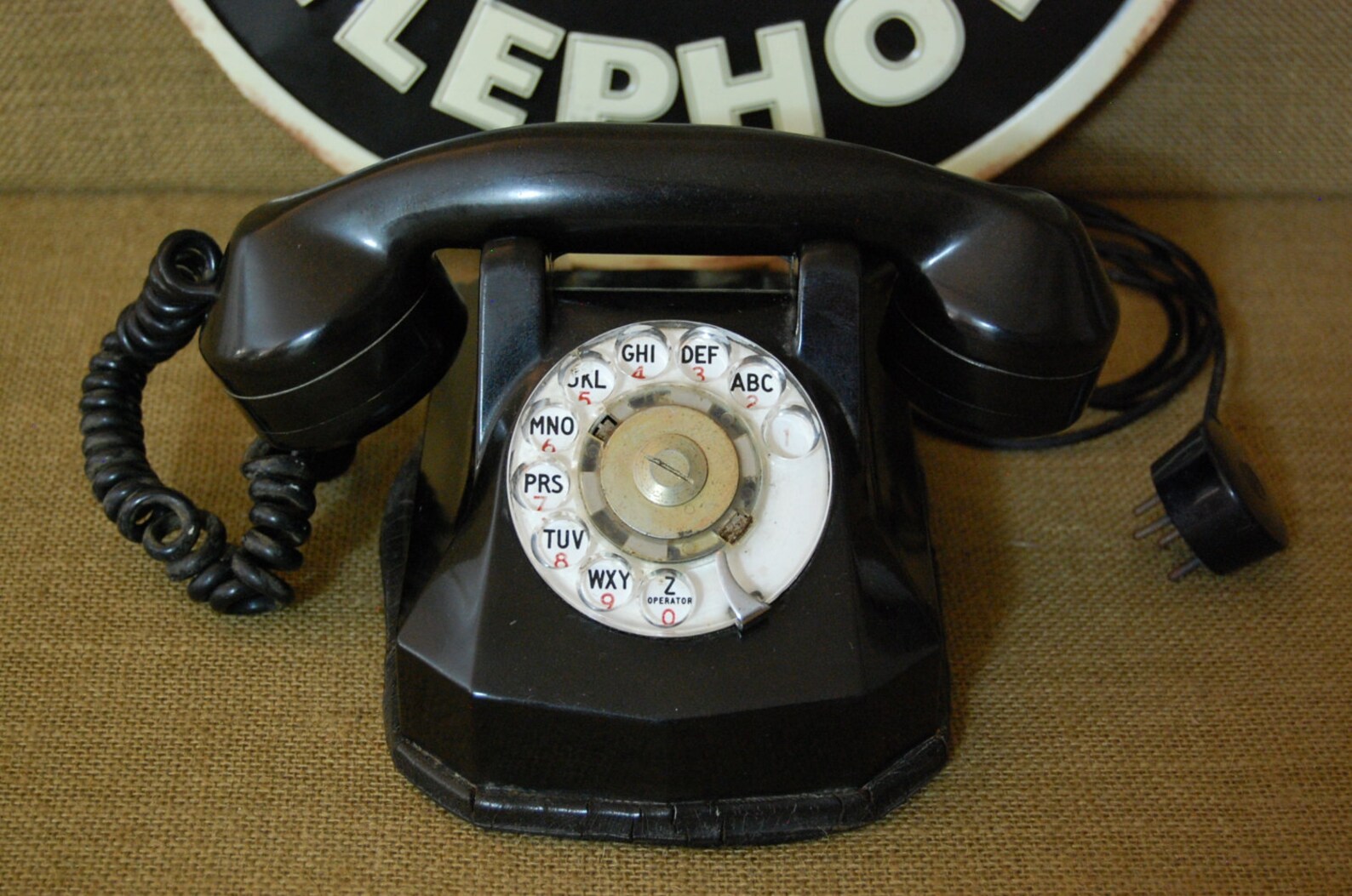 Vintage Bakelite Telephone Vintage Automatic Electric | Etsy