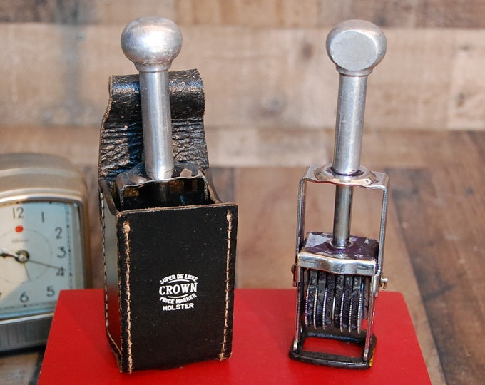 Vintage Stamps Self Inking, Vintage Grocery Store, Retail Store Chrome ...