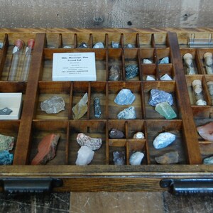 Vintage Geology Rock Mineral Gemstone Kit University of - Etsy