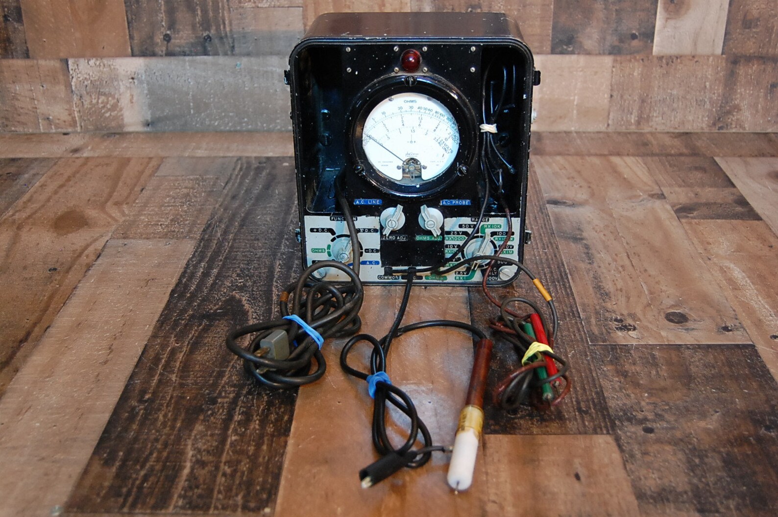 Vintage Test Meter Volt Meter Ohm Meter AC DC Meter | Etsy