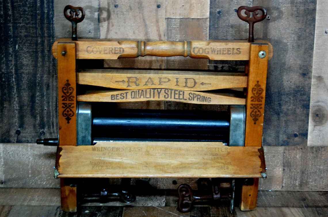 Vintage Washing Machine Wringer vintage hand wringer | Etsy