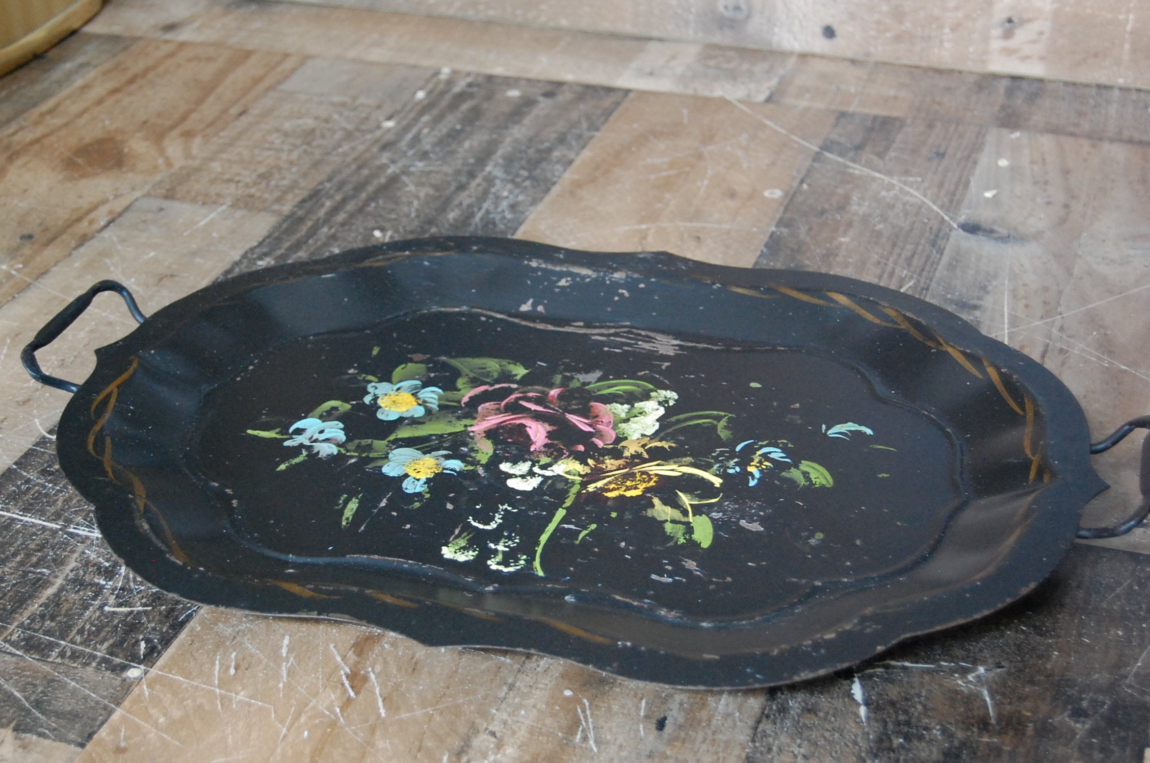Vintage 1970's Decorative Serving Tray, Good Vintage Condition, Medium ...