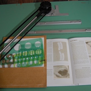 Vintage Drafting Machine, Vemco Right Hand Machine, Full Size, Restored ...