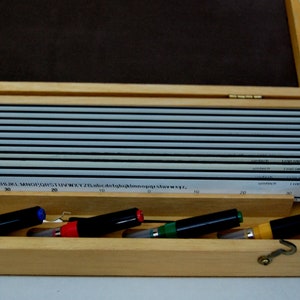 Vintage Drafting Lettering Set Unitech Drafting Kit, Drafting Lettering ...