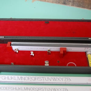 Vintage Drafting Lettering Set K&E Leroy Drafting Kit, Complete ...