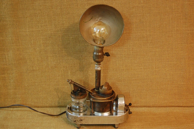 Vintage Industrial Table Light Desk Light Work Light | Etsy