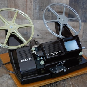 Vintage 1950's Kalart 8mm Film Editor Viewer, Kalart Film Editior Fully ...