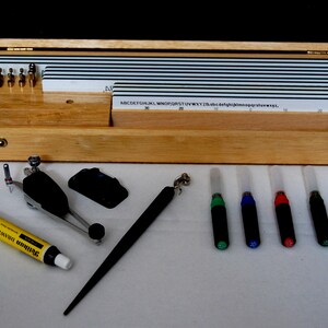 Vintage Drafting Lettering Set Unitech Drafting Kit, Drafting Lettering ...