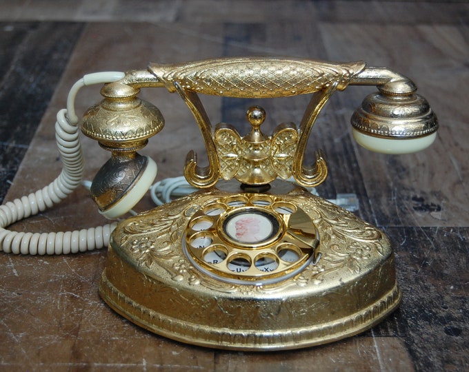 Vintage Princess Rotary Phone Vintage Table Phone Vintage | Etsy
