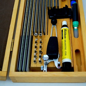 Vintage Drafting Lettering Set Unitech Drafting Kit, Drafting Lettering ...