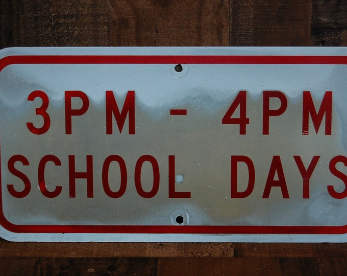 Vintage Traffic Signs, Decommissioned Road, Traffic and School Signs ...