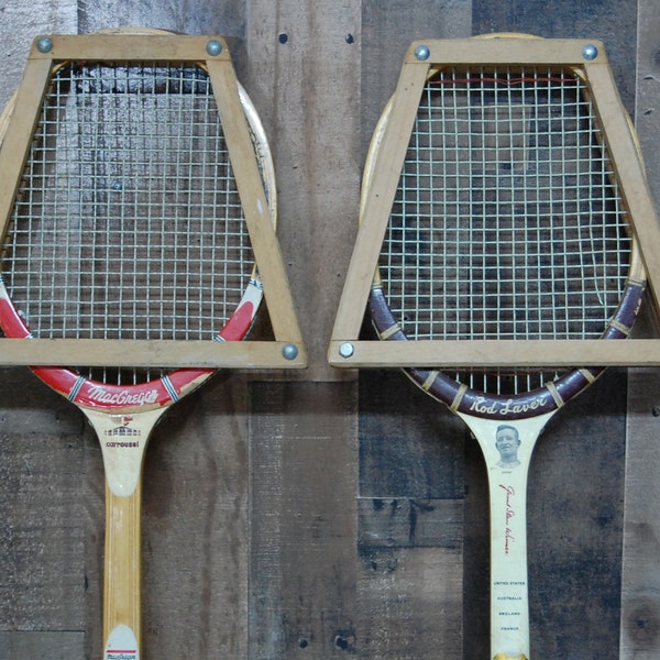 Wood Tennis Racket - Etsy
