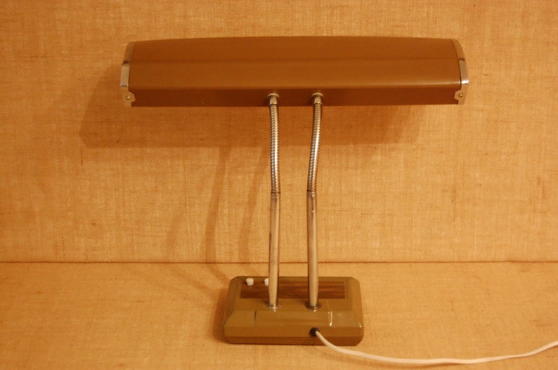 Vintage Industrial Tanker Desk Light, Vintage Work Light, Vintage Task ...