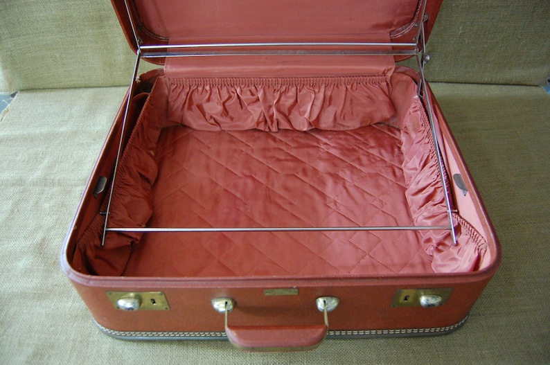 Vintage JC Higgins Luggage Suitcase 1950's cool vintage | Etsy