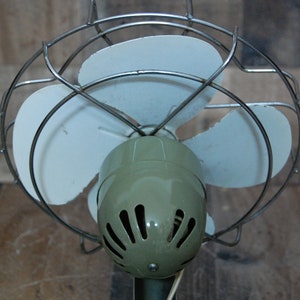 Vintage Superior Desk Fan, Vintage Green Color, Works Well, Great ...