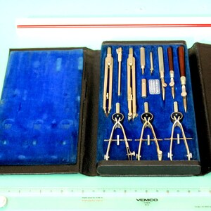 Vintage Drafting Machine, Vemco Compact Size, 2 Vemco Scales, Dietzgen ...