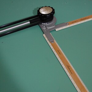 Vintage Drafting Machine, Vemco Compact Size, 2 Drafting Scales, Owners ...