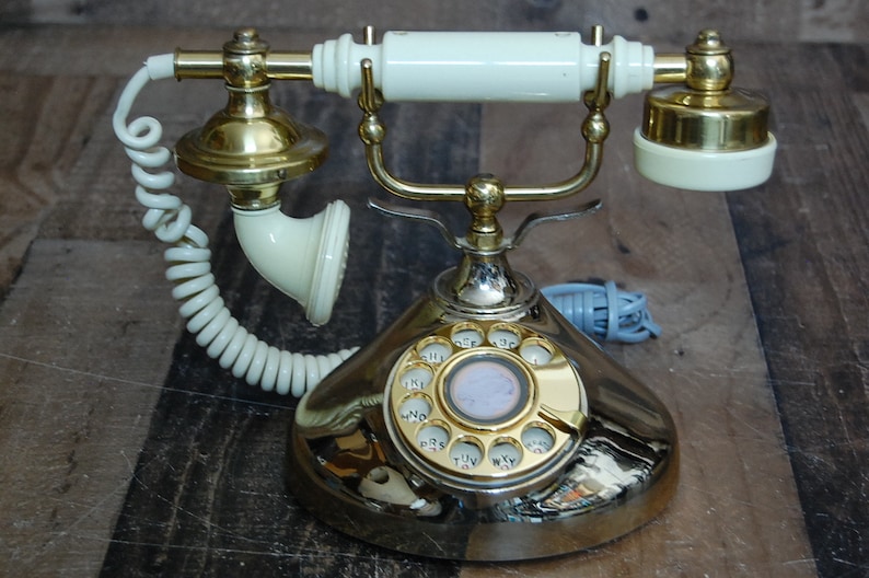 Vintage Princess Rotary Phone vintage table phone vintage | Etsy