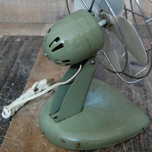 Vintage Superior Desk Fan, Vintage Green Color, Works Well, Great ...