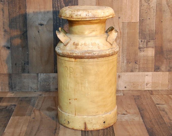 Vintage Rosedale Dairy Milk Can, Vintage Farmhouse Milk Can, Shabby ...