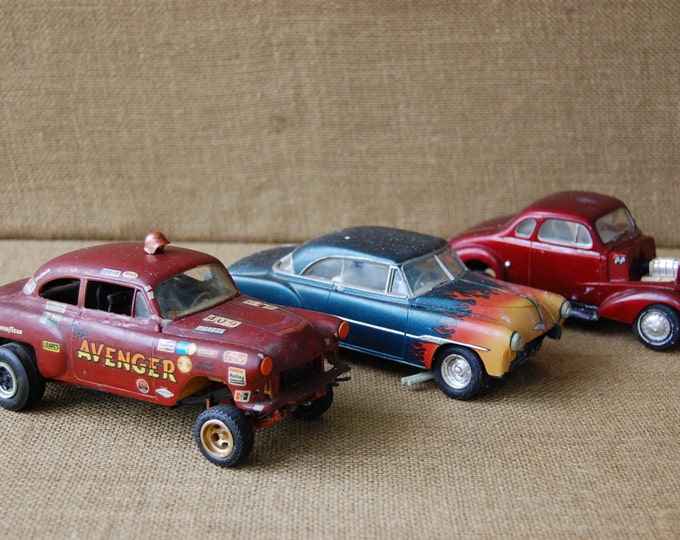 Vintage Model Car Kits From the 1960s, Set of Three, 1/24 Scale - Etsy