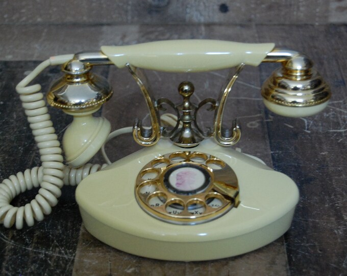 Vintage Princess Rotary Phone, Vintage Table Phone, Vintage Cutie Phone ...