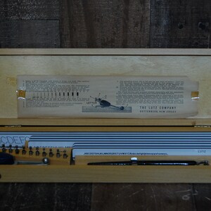 Vintage Lutz Drafting Lettering Set Drafting Tools Complete - Etsy
