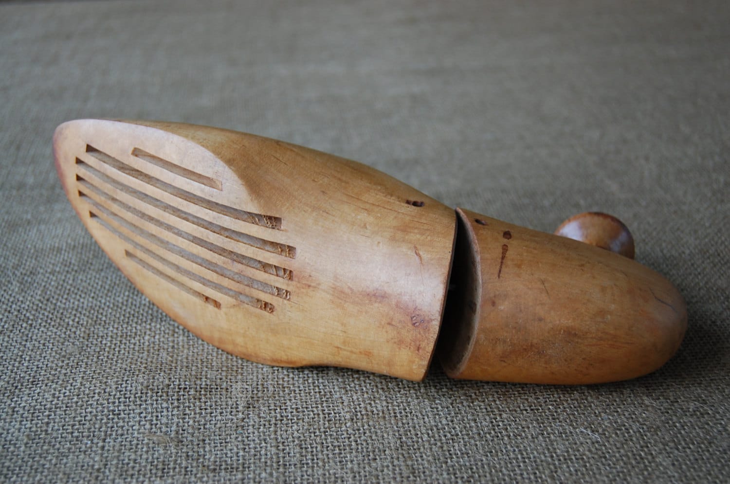 Vintage Wood Shoe Form, Full Size Shoe Form, Vintage Articulating Shoe ...