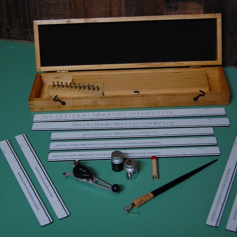 Leroy Lettering Sets - Etsy