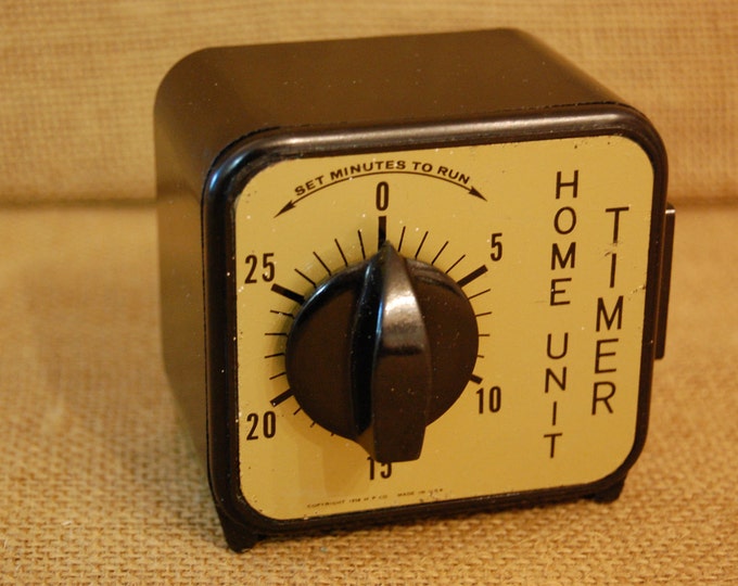 VINTAGE BAKELITE KITCHEN Timer, Kitchen Collectible, Works Well - Etsy
